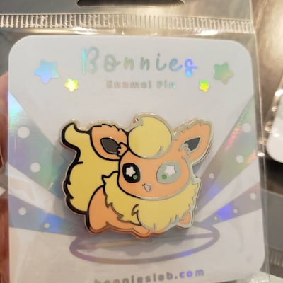 Chibi Flareon Enamel Pin - Etsy