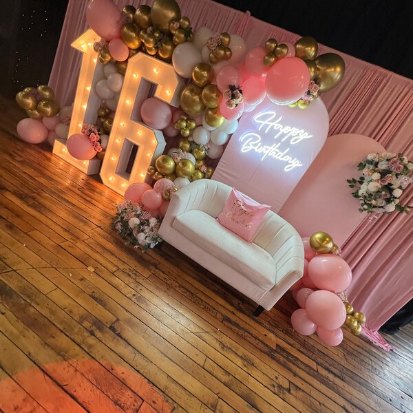 50''gold 8 Arm Metal Cluster Candle Holder, Tall Stand Glass Candles ...