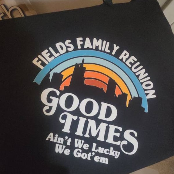 Good Times Family Reunion PNG: Retro TV Show Design (digital Download ...