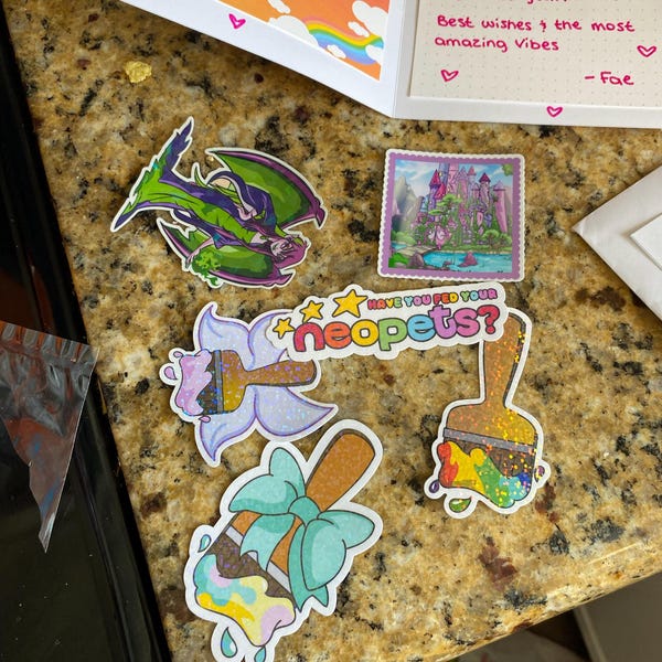 Overthinker Sticker Rainbow Bubble Letters Motivational Sticker Y2k ...