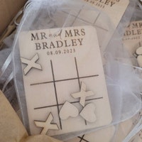 Personalised Christmas Favour Game / Noughts and Crosses / - Etsy UK