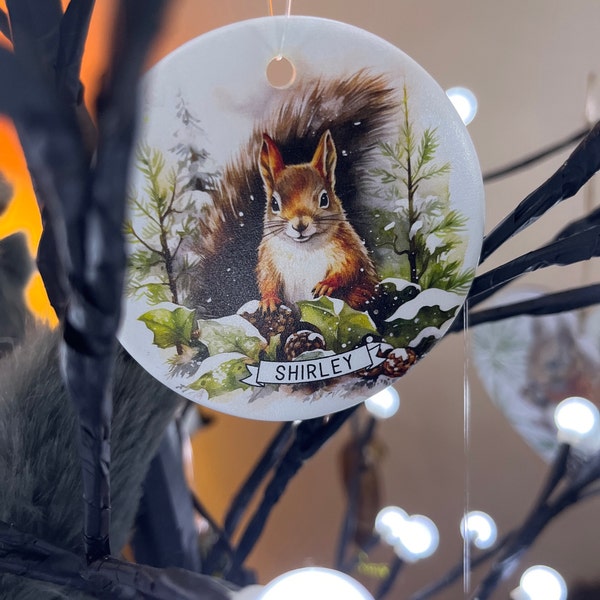 Fox Family Ornament Custom Woodland Fox Lover Gift Animal Boho Cozy ...