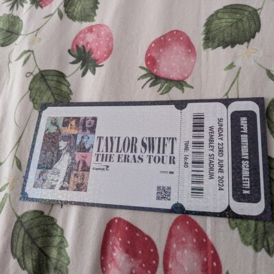 Personalised Foiled Golden Ticket, Personalised Token, Surprise Gift ...