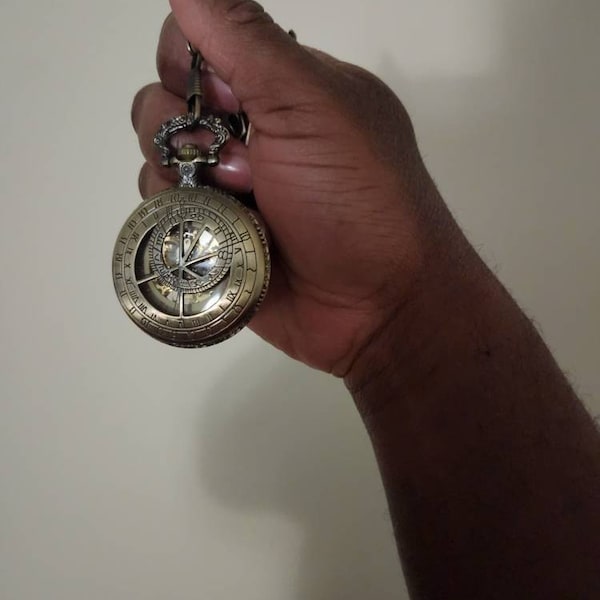 Time Lord Mechanical Pocket Watch - Pocket Chain or Necklace - Etsy