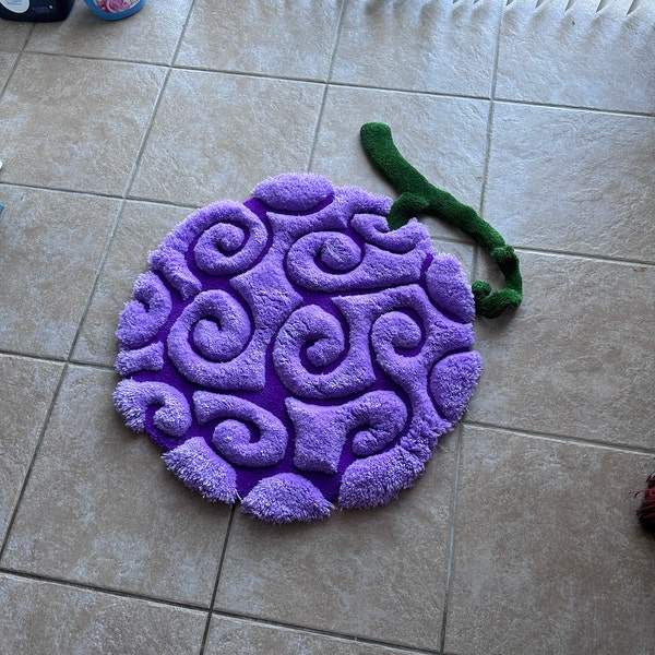 3d Devil Fruit Gomu Gomu Tufted Custom Rug - Etsy