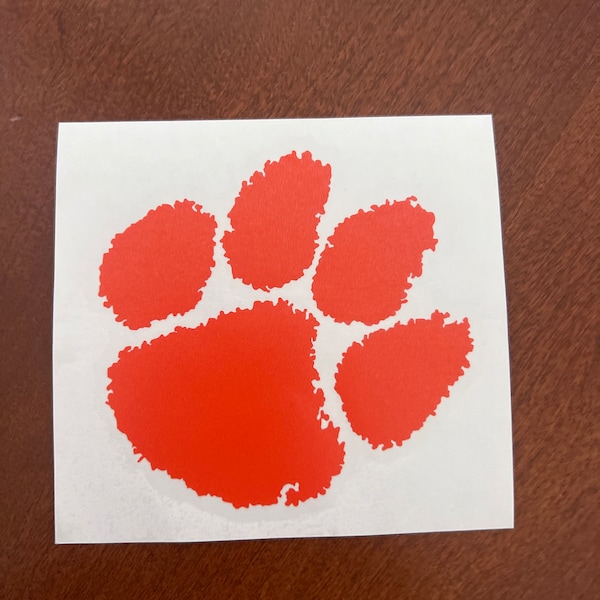 Tiger Paw Decal - Etsy