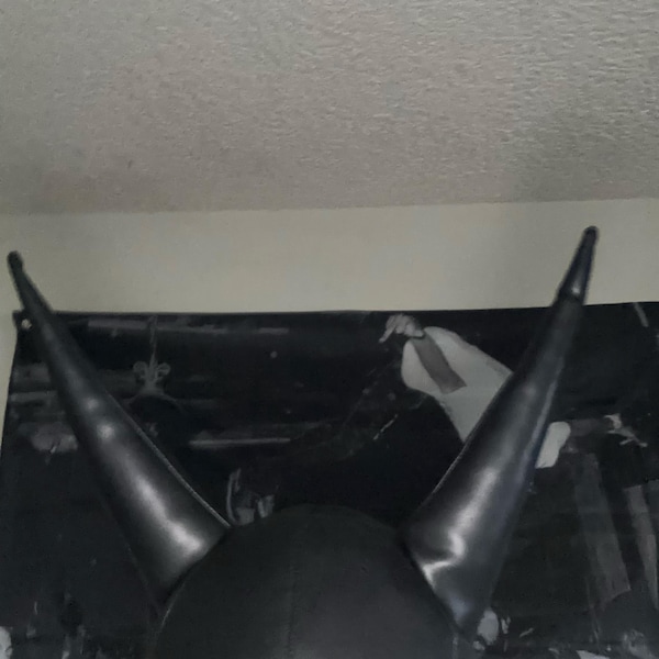 Black Devil Horns Dunce Hat/cap/mask (playboi Carti Hat, Ecco2k’s Style ...