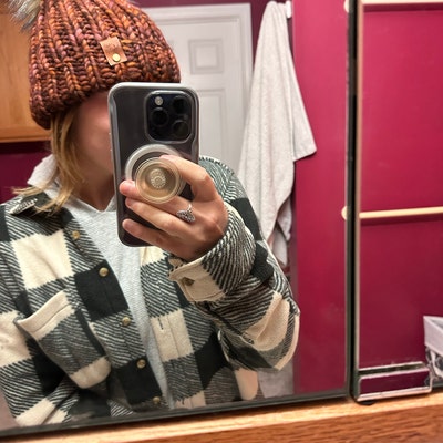 Womens Luxury Fair Isle Beanie Multicolored With Cream Accents Fox Faux ...