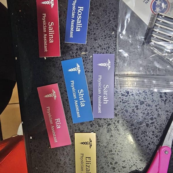 MEDICAL Name Tag Nurse Medical Assistant RN Doctor Physician Name Badge ...