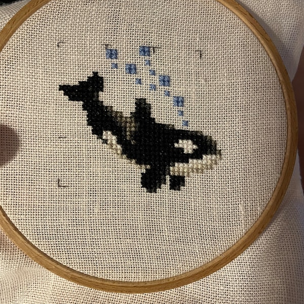 Orca Cross Stitch Pattern PDF Bundle - Set of 3 Killer Whale Patterns ...