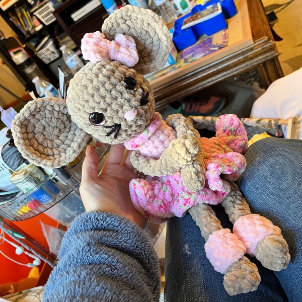 Mozzarella the Mouse Crochet Pattern Amigurumi by Yarnin Around by ...