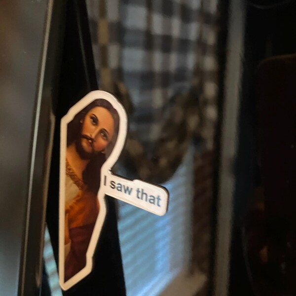 Jesus I Saw That Magnet, Fridge Magnet, Funny Magnet Gift, Jesus ...