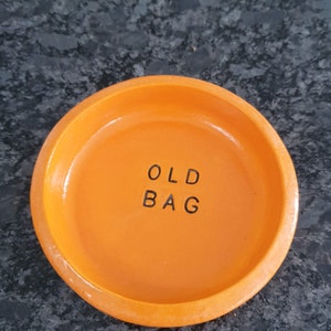 Ceramic Slogan Teabag Dish, Tea Bag Tidy, Teabag Holder, Handmade, 8cm ...