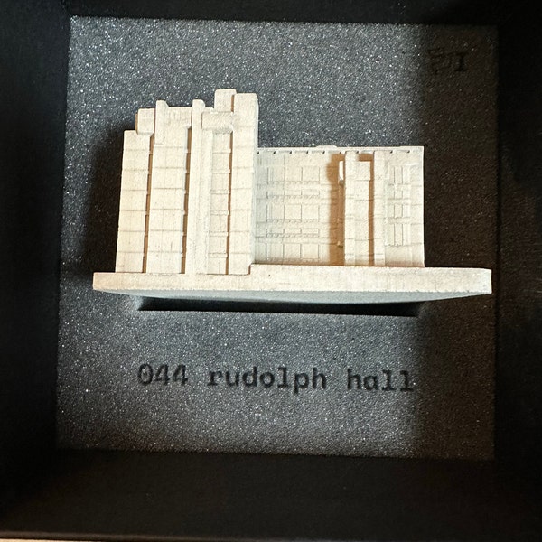 Rudolph Hall, Yale School of Architecture - Miniature Concrete ...
