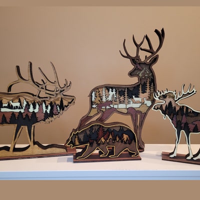 Digital File for 18 of My Multi-layered Designs PDF SVG Glowforge - Etsy