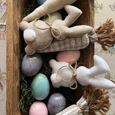 Felt Gingerbread Man Ornament, Peppermint Gingerbread Man, Christmas ...