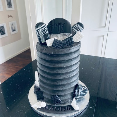 Lissielou Style 1 Metal Double Edged Cake Scraper, Metal Cake Scraper ...