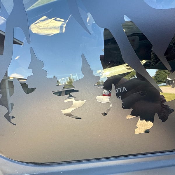Fits 2011-2020 Toyota Sienna Rear Side Window Floral Flowers Decal ...