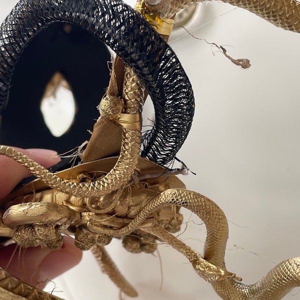 Medusa 4 in 1 Headwear, Snake Headpiece, Full-head Medusa Headband and ...