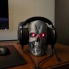 Terminator Endoskeleton Headphone Holder, Skull T-800 LED Bust, Headset ...
