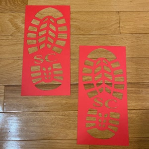 Shoe Sole Svg, Boot Prints SVG, Shoe Prints SVG, Santa Boot Print ...