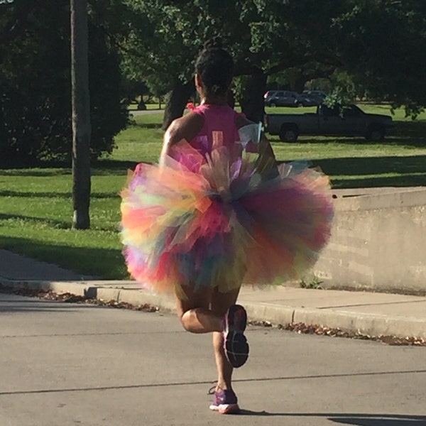 Adult Rainbow Glitz Tutu, Adult Tutus, Adult Rainbow Tutu, Roller Derby ...