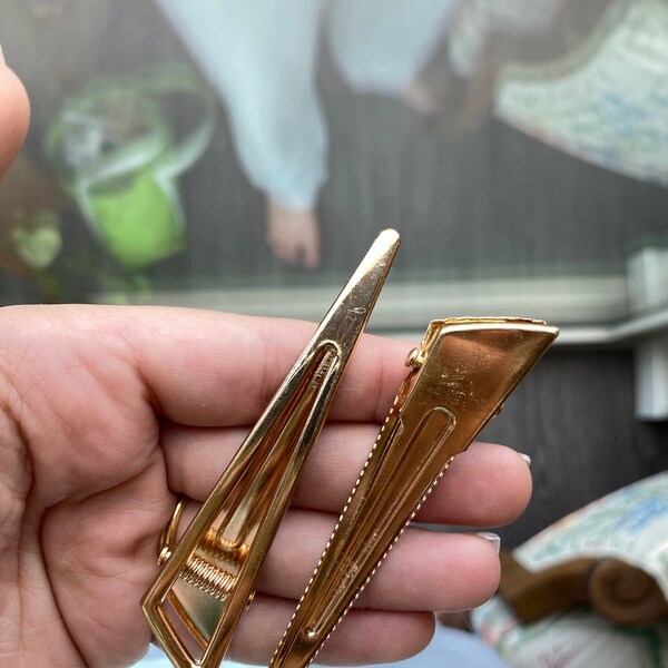 10-20 Pcs Light Gold Hair Alligator Clips, Hair Accessory Blanks, Hair ...