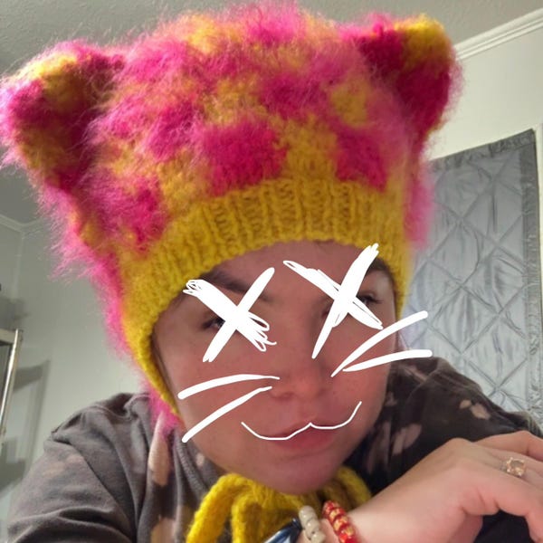 Meow Hat 3-in-1 Crochet Pattern (balaclava, Bonnet, Beanie) / PDF FILE ...