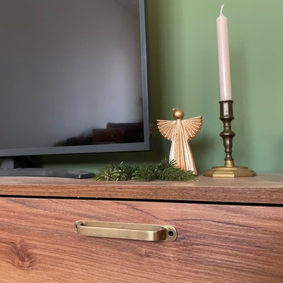 Brass Drawer Handles Kitchen Handles Brass Drawer Pulls Cupboard Drawer ...