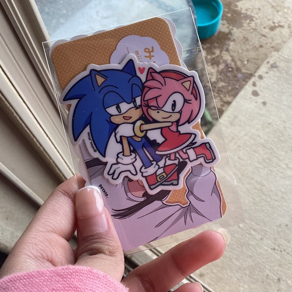 Sonic & Amy 'sonamy' Sticker - Etsy