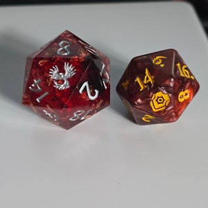 Purple Glitter Galaxy Dice Moth Dice Set - Etsy