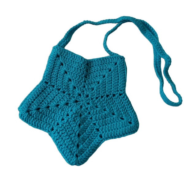 Rainbow Star Purse Digital Crochet Pattern, Instant Download Star Cross ...
