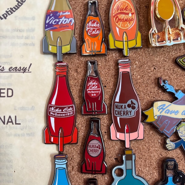 Nuka Cola Enamel Pin - Etsy