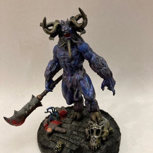 Orc Orog / Half-orc Fighter Barbarian DND Resin 28mm Scale Dungeons ...