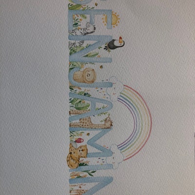 Leafy Fox Print A4 Fox Illustration Leafy Print Nursery Print Nursery ...