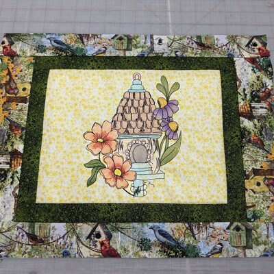 QUILT BLOCK EMBROIDERY Background 3 background Only Fits a 5x5, 6x6 ...