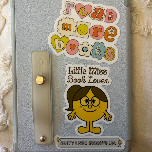 Little Miss Book Lover Sticker, Little Miss Reader Sticker, Bookish ...