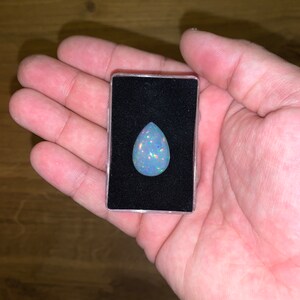 Natural 5 Carats Round Snow Opal Opal With Full Fire Round - Etsy