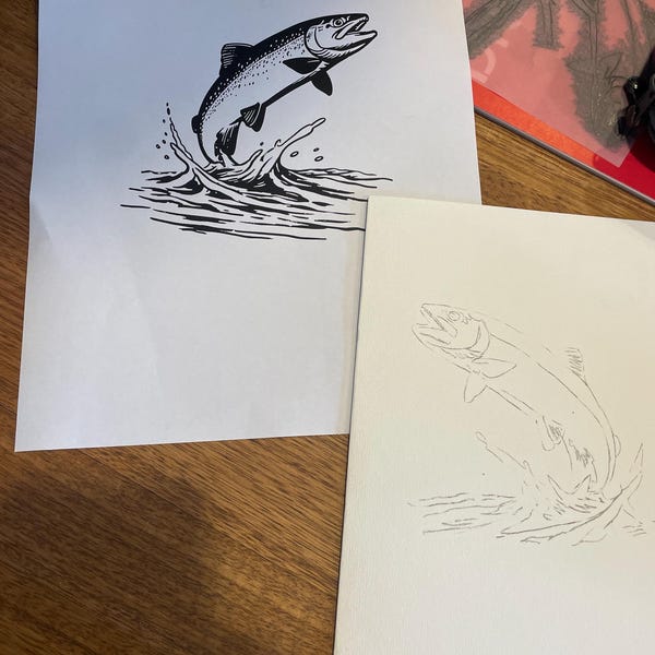 38 Trout Designs Bundle PNG & SVG Digital for Laser Engraving or Print ...