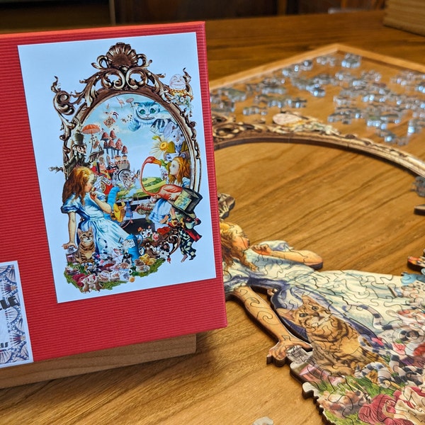 Personalized Wooden Jigsaw Puzzle Box Top Stand (universal Fit) - Etsy