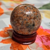 Auralite 23 Stone Sphere Ball Orb Crystal Altar Stone 260 Grams Red ...