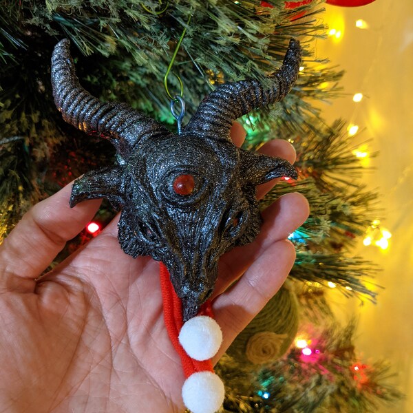 Baphomet Black Philip Inspired Christmas Tree Ornament - Etsy