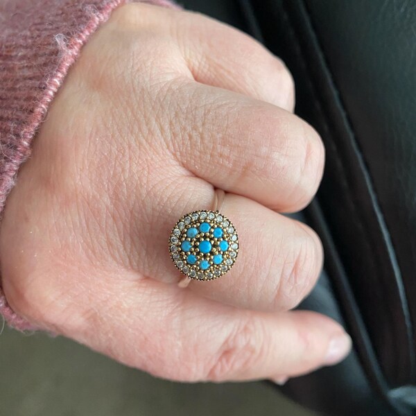 Mens Sapphire Handmade Ring, Ottoman Style Ring, Silver 925 Men's Ring ...
