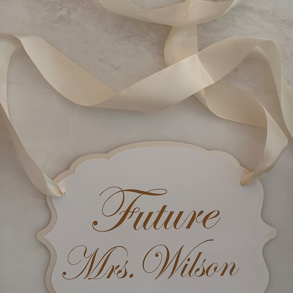 Future Mrs Sign,wedding Shower Sign, Mrs to Be Sign, Bridal Shower ...