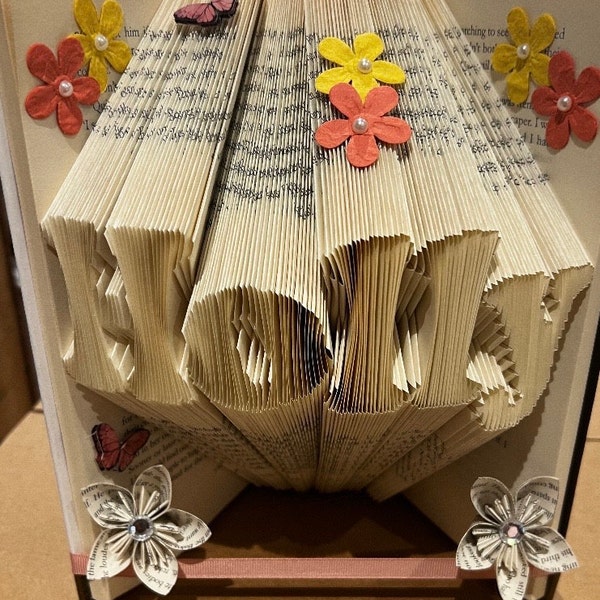 Folded Book Art Name - Etsy