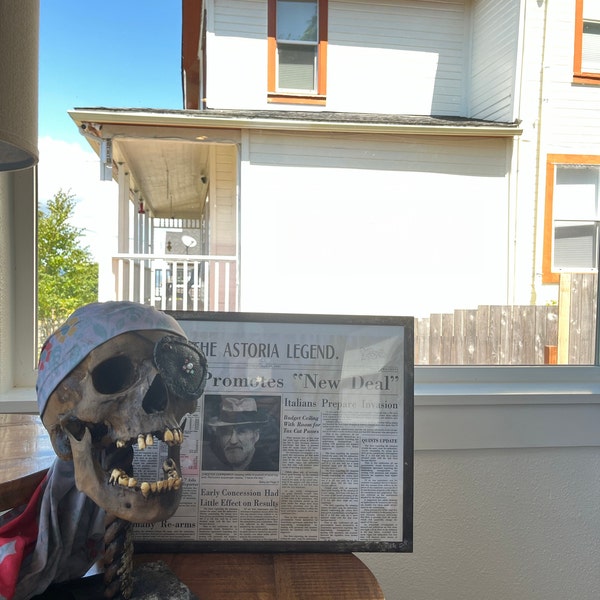 Replica of the Astoria Legend Newspaper, Chester Copperpot Newspaper ...