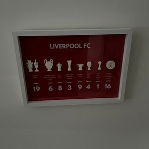 Liverpool FC Champions Wall Trophy Box - Etsy