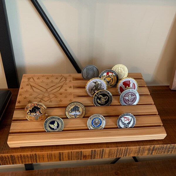 Navy Chief's Creed Military Challenge Coin Display Holder - Chief Petty ...