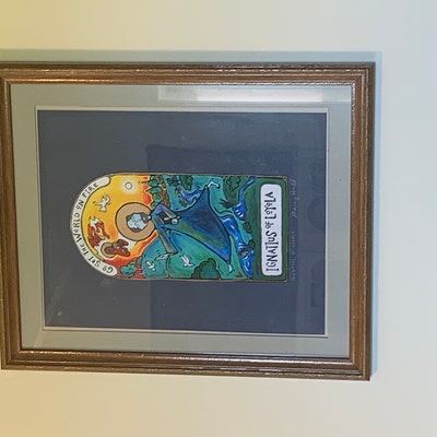 Saint Muirgen of Lough Neagh, Art Print, Dancing Monk Series - Etsy