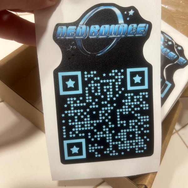 Your QR Code Logo Decal - Die Cut Sticker With Logo - Make Your Own QR ...